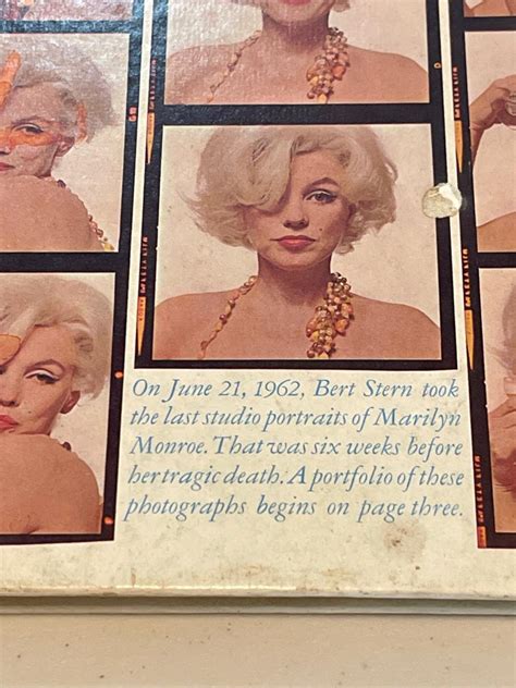 Eros ~ 1962 ~ Vol One ~ Number Three ~ Marilyn Monroe