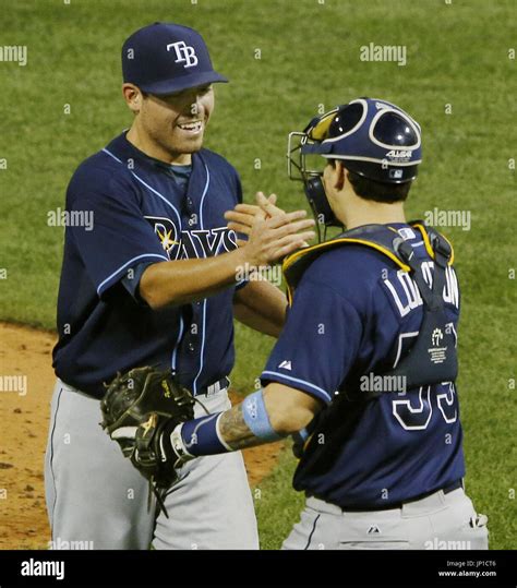 Boston United States The Tampa Bay Rays Matt Moore L Celebrates