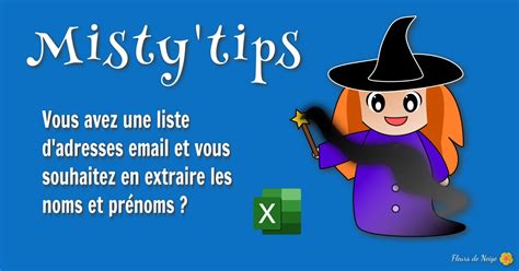Excel Remplissage instantané Misty tips