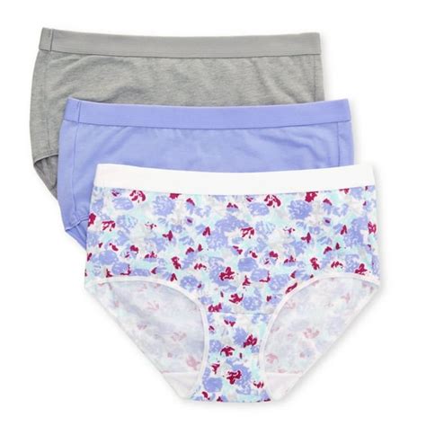 Womens Hanes 40xtsa Ultimate X Temp Comfortblend Brief Panty 3 Pack