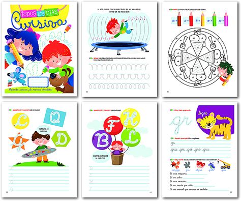 Cuaderno Para Aprender A Escribir Letra Cursiva Aprender A Escribir Con