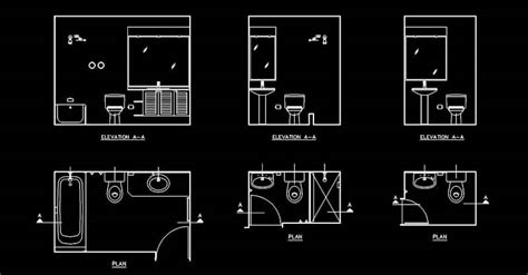 Wc Bathroom Design In Autocad Cadblocksdwg 41 Off