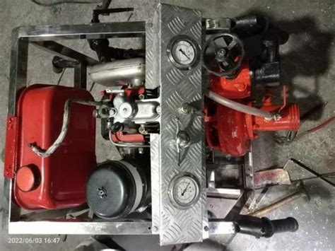 Power Source Diesel Mild Steel Portable Fire Fighting Pump Capacity