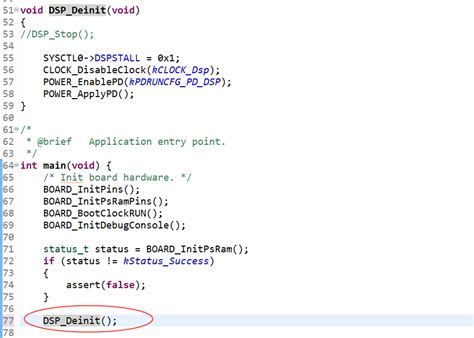 How To Disable Dsp In Mxrt595 Nxp Community