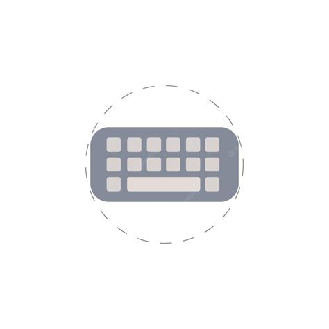 Premium Vector Keyboard Vector Flat Illustration Icon