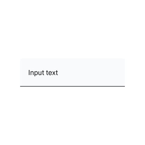 Input Text No Label