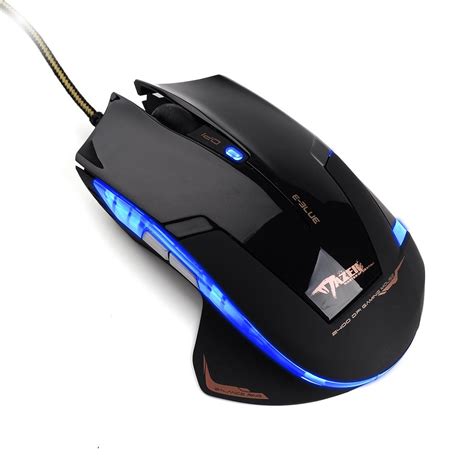Victec E 3lue E Blue Gaming Mouse Mazer Type R Ems124 Black 6d W 4 Motion Dpi 2400