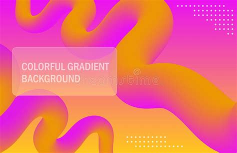 Multicolored Gradient Background With Bright Abstract Shapes Creative Geometric Wallpaper