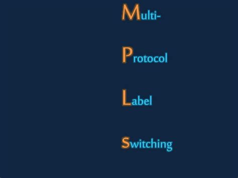 Basic Simple MPLS PPT