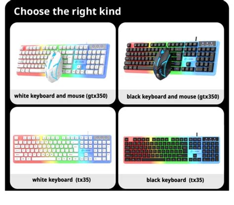 Limeide Gtx350 104 Key Gaming Keyboard And Mouse Combo