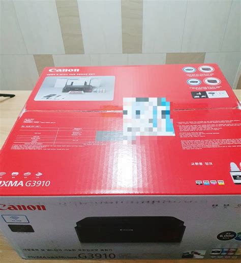 캐논 무한 무선 잉크젯 복합기 G3910 구입 및 무선 핸드폰 연결 방법 공유 네이버 블로그
