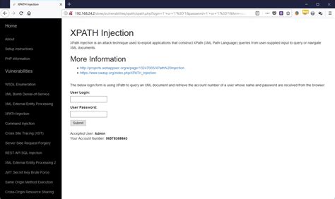 Damn Vulnerable Web Services Dvws Walkthrough