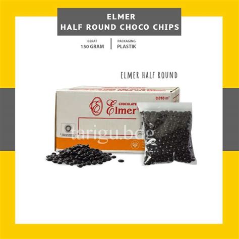 Jual Half Round Chocochips Elmer 150gr Coklat Chip Cone Choco Chips Chocolate Chip Coklat