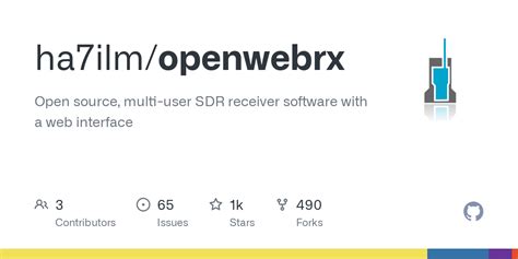 GitHub Ha Ilm Openwebrx Open Source Multi User SDR Receiver Software With A Web Interface