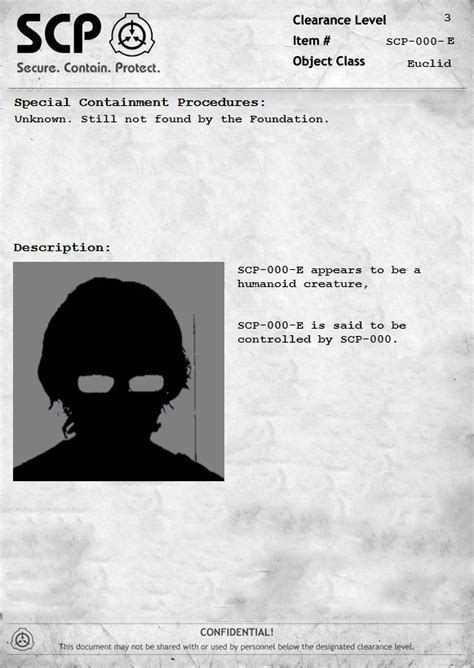 Scp Document Scp 000 E The Observer By Darthvaderxsnips On Deviantart