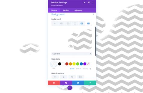 How To Use Divis Background Mask And Pattern Transform Settings