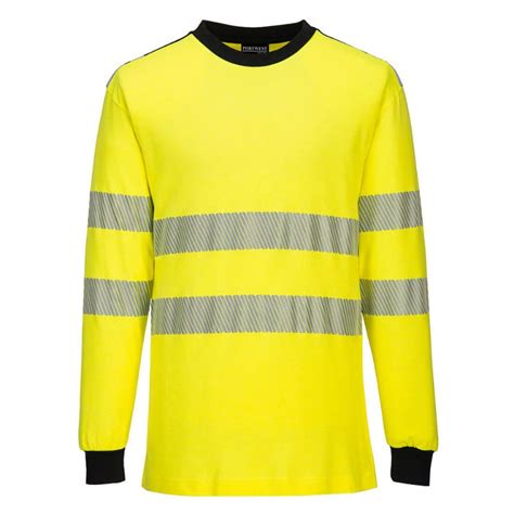 Portwest FR701 Flame Resistant Hi Vis Shirt Workwear Co Uk