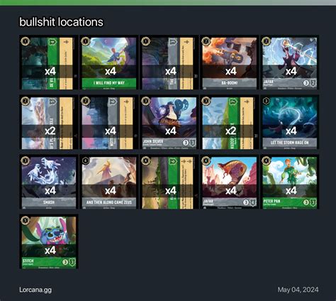 Decks Lorcana Deck Disney Lorcana