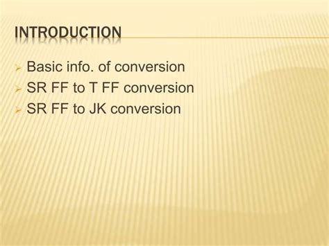 Conversion Of Flip Flop Ppt