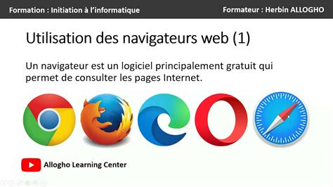 Savoir Utiliser Les Navigateurs Web Chrome Firefox Edge