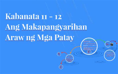 Tauhan Ng Kabanata 11 Ng Noli Me Tangere