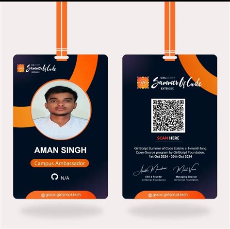 Aman Singh On Linkedin Gssoc2024 Campusambassador Opensource