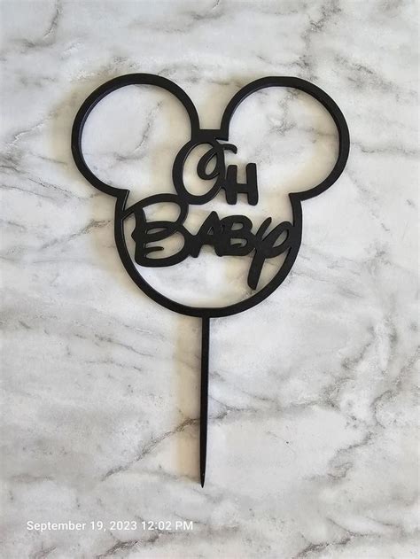 Mickey Minnie Mouse Birthday Cake Topper Personalized Cake Topper