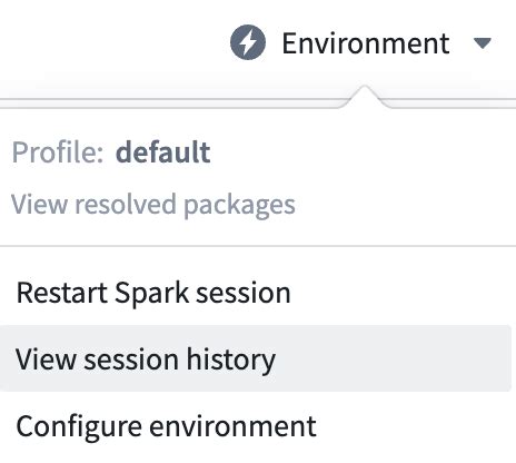Code Workbook Legacy Environment Session History And Session