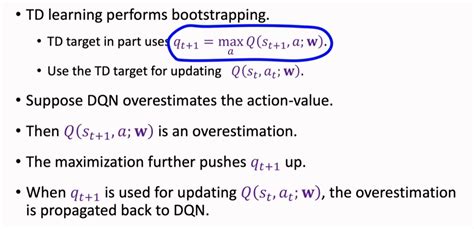 王树森深度强化学习笔记10：高估问题、目标网络、ddqn（overestimate、target Network、double Dqn） 知乎