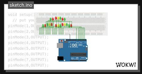 Wokwi Online ESP STM Arduino Simulator