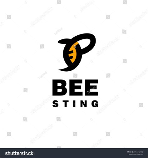 Bee Sting Logo Bee Logo Symbol Stock Vector Royalty Free 1461372170