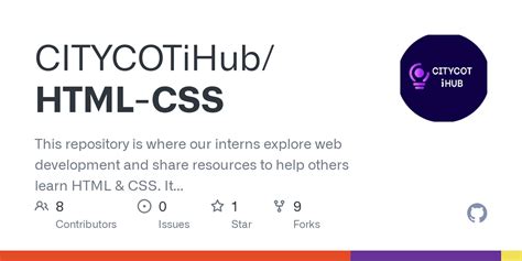Github Citycotihubhtml Css This Repository Is Where Our Interns Explore Web Development And
