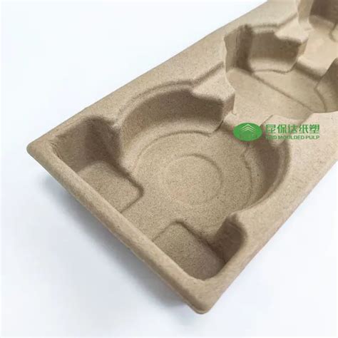 Eco Friendly Divided Tray Made From Recycled Corrugated Pulp Eco