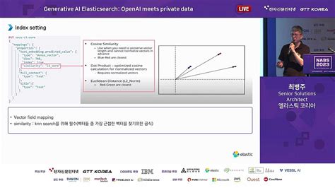 생성ai 기반 엘라스틱서치 프라이빗 데이터와 오픈ai의 만남 네이버 Tv