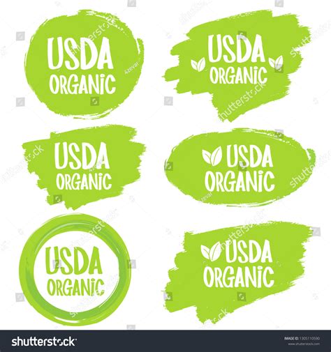 Usda Organic Shield Sign Stamp Sticker Stock Vector Royalty Free 1305110590 Shutterstock