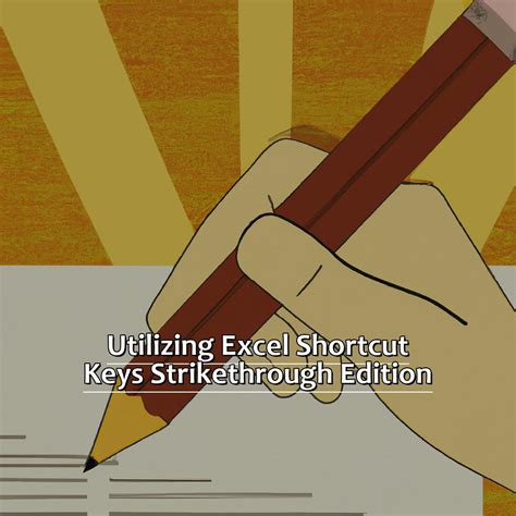 15 Excel Shortcut Keys For Strikethrough Manycoders
