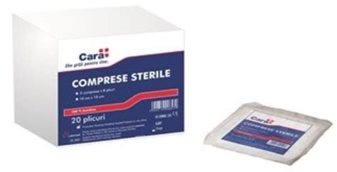 Comprese Sterile 10x10 Cm Cara Farmacia Nor