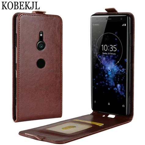 Funda De Cuero PU Con Tapa Para Sony Xperia XZ3 H8416 Carcasa Delgada