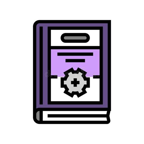 Instruction Manuals Technical Writer Color Icon Vector Illustration Stock Vector Illustration