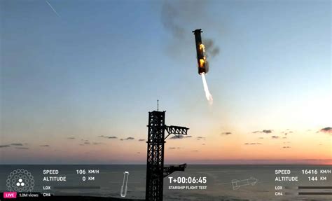 Spacex Successfully Launches And Lands Starship Booster In Historic