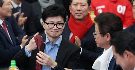 대구서 넥타이 푼 한동훈 4월 10일 이후 내 인생 생각 안 해