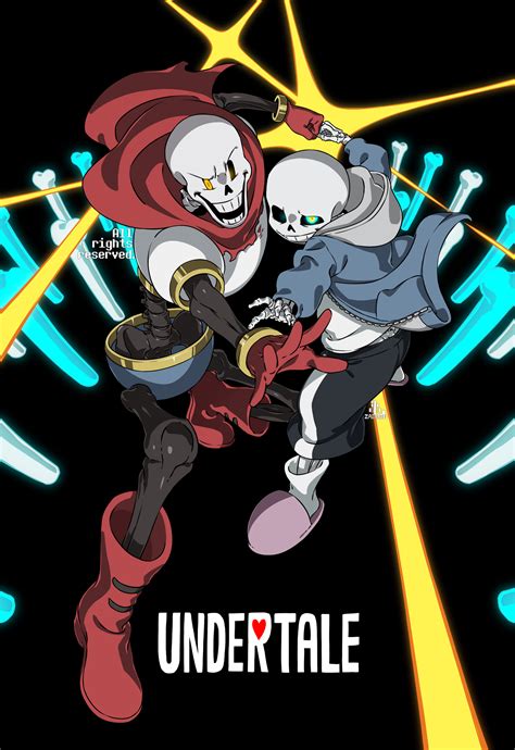 Sans And Papyrus Undertale Drawn By Kamezaemon Danbooru