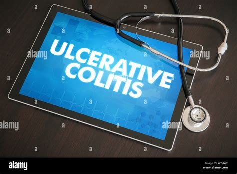 Ulcerative Colitis Gastrointestinal Disease Diagnosis Medical Concept