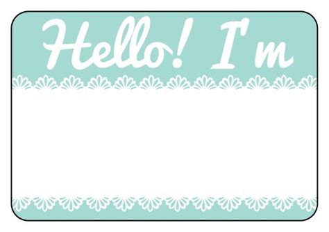 Name Tag Label Templates Download Name Tag Designs Diy Name Tags Name Tag Templates Name