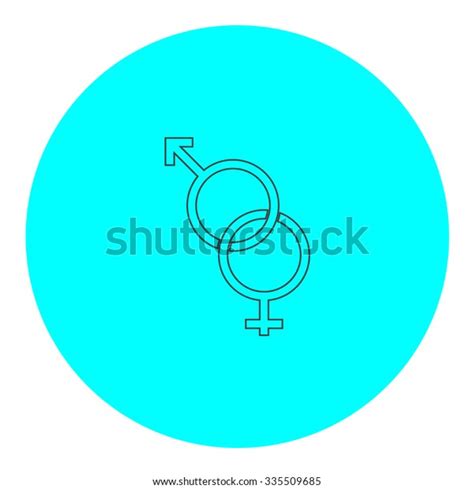 Twisted Male Female Sex Symbol Black Stock Vector Royalty Free Shutterstock