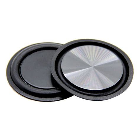 2 Pcs Rubber Metal Low Frequency Passive Bass Radi Vicedeal