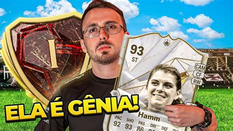 MIA HAMM É CRAQUE 19 1 RECOMPENSAS FUT CHAMPIONS RANK 1 EAFC 24