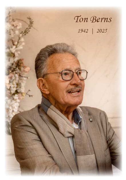 Overlijden Ton Berns Commando Vereniging West Brabant