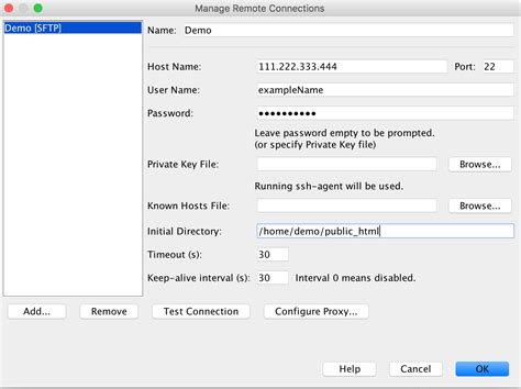 Java How To Connect To A Remote Files Server In Netbeans Using Sftp