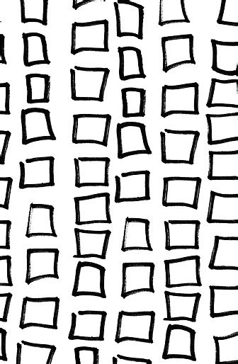 트렌디한 Handdrawn 체크 무늬 패턴입니다 블랙 손으로 지저분한 줄무늬 끝 없는 장식 흰색 배경에 선 그린 그리기에 대한